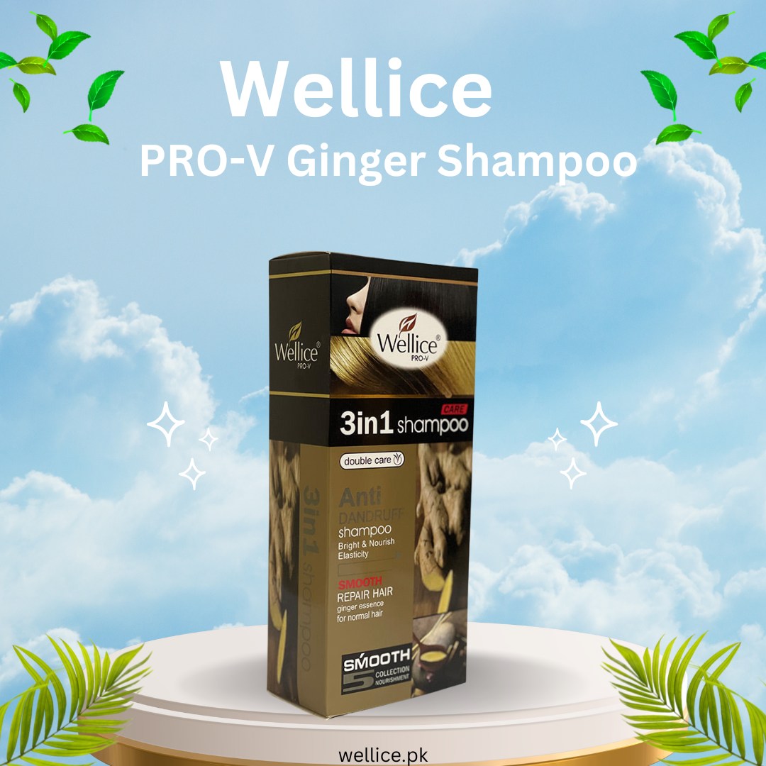 Shop Original Wellice Anti dandruff Ginger Shampoo in Pakistan