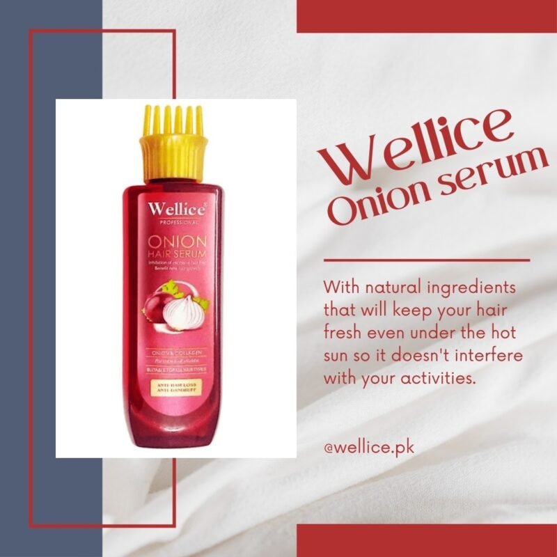 Shop Wellice Onion Hair Serum | Anti-Hair loss & Dandruff Solution