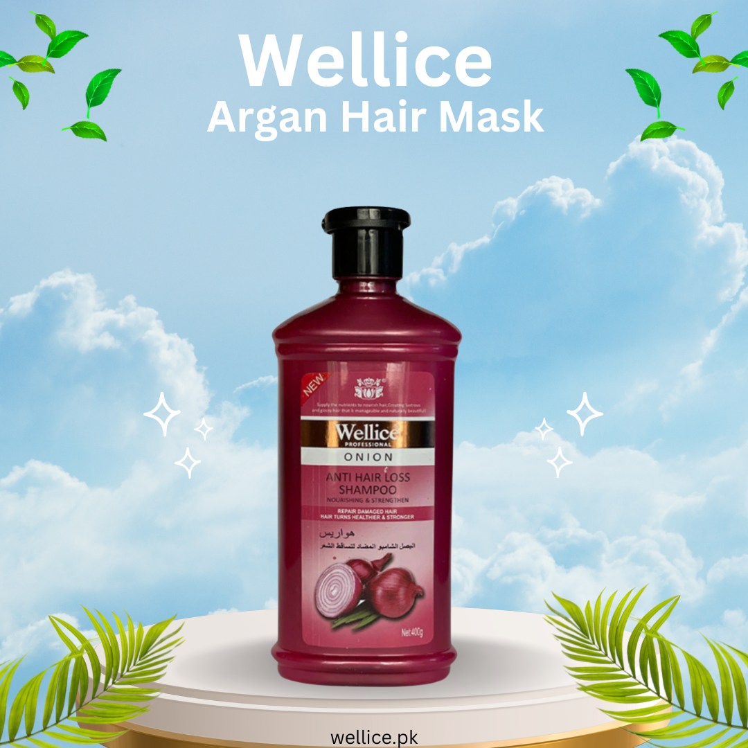 Shop Wellice Anti dandruff Onion Shampoo, Nourish & Strengthen