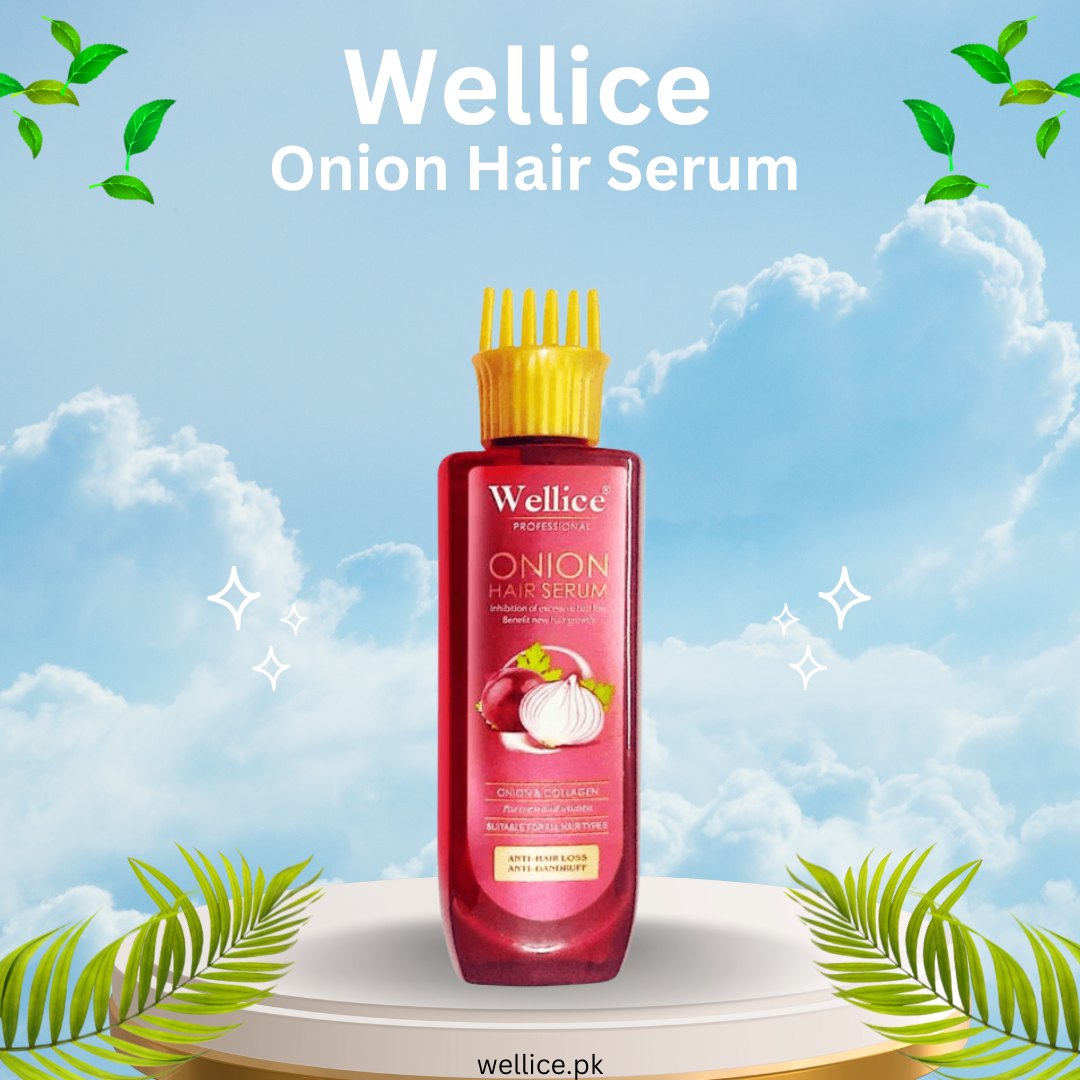 Shop Wellice Onion Hair Serum | Anti-Hair loss & Dandruff Solution